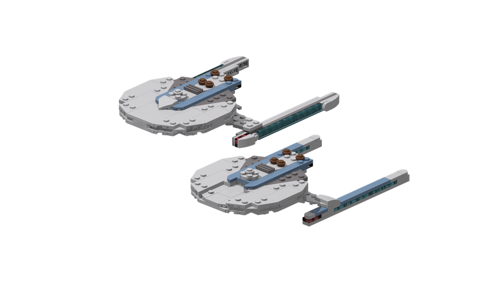 LEGO MOC Centaur-Class Starship and Refit, Smooth Edition by LegendAJ ...