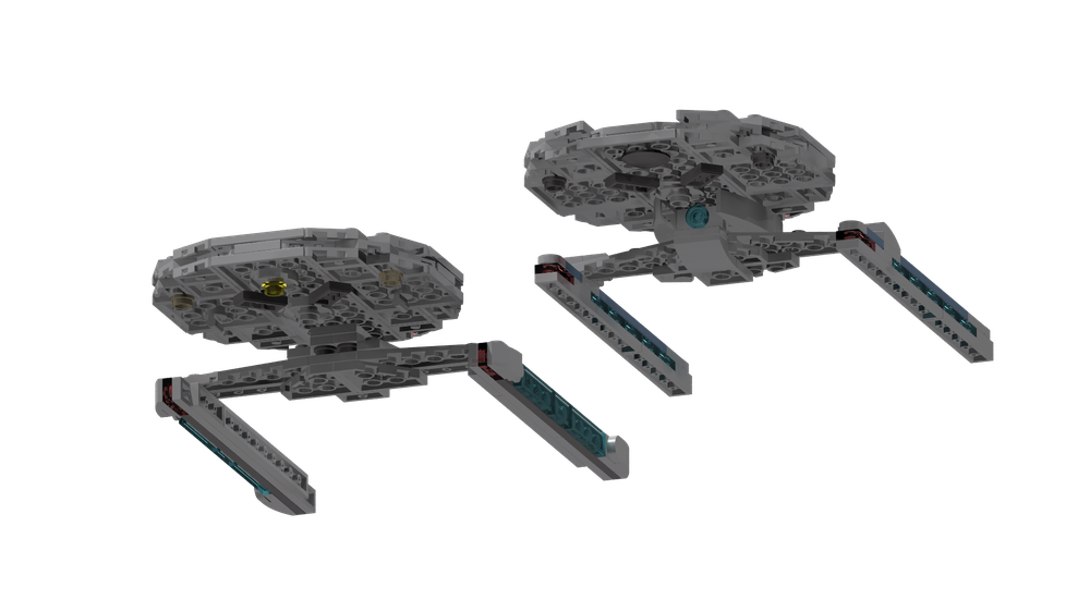 LEGO MOC-226594 Centaur-Class Starship and Refit, Smooth Edition by ...
