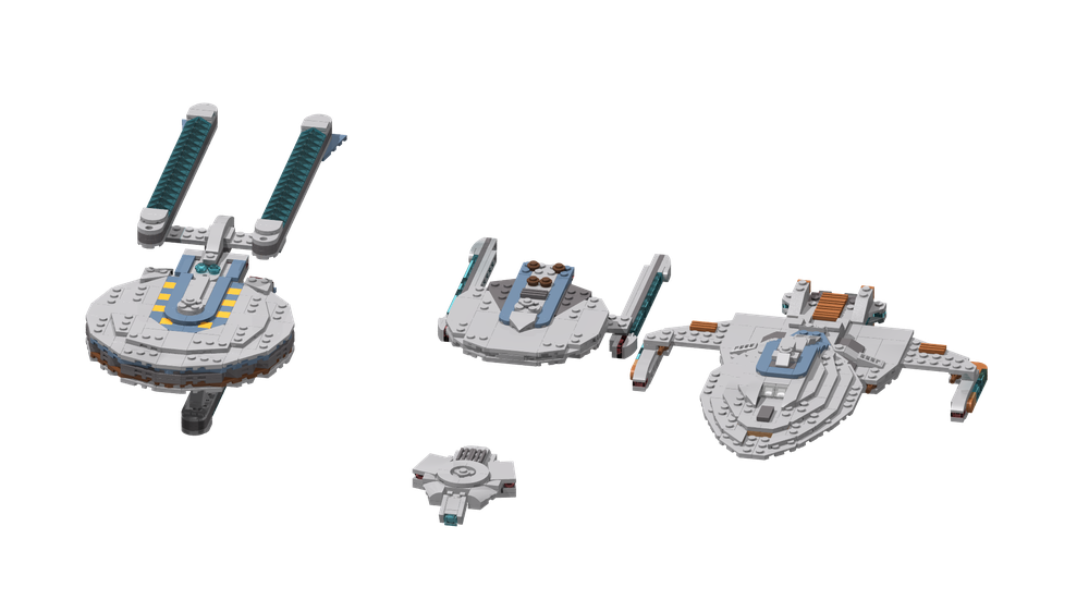 LEGO MOC-226594 Centaur-Class Starship and Refit, Smooth Edition by ...