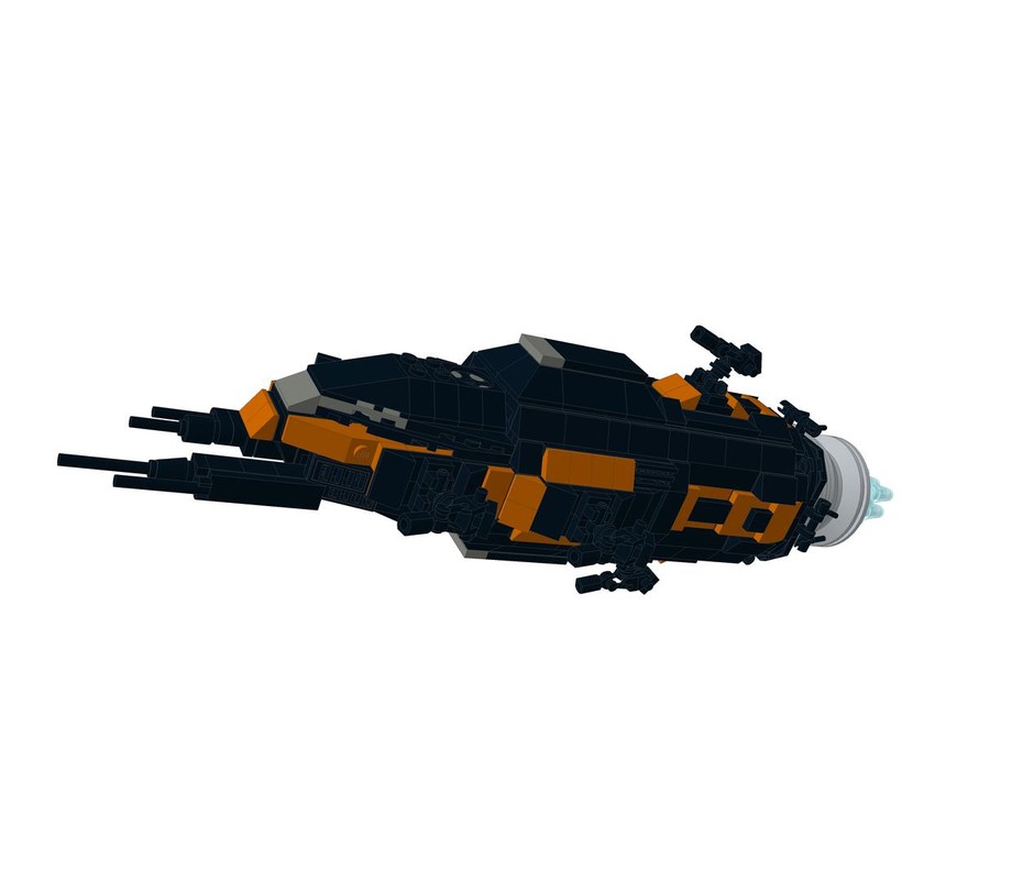 LEGO MOC-22660 The Expanse Rocinante/MCRN Tachi - Tachi Colors (Space ...