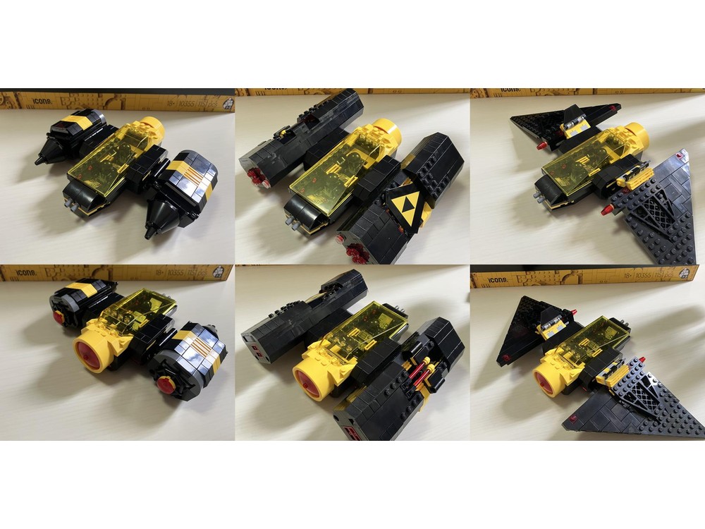 Lego Moc Blacktron Custom Speeders By Corydoras Rebrickable Build