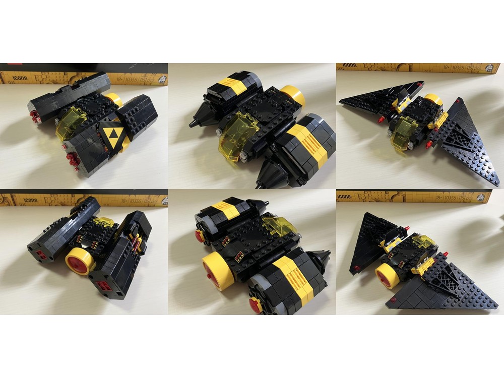 Lego Moc Blacktron Custom Speeders By Corydoras Rebrickable Build