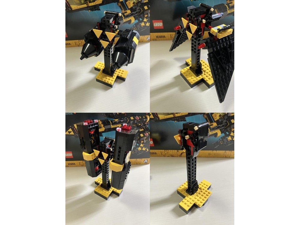 LEGO MOC Blacktron custom speeders by Corydoras | Rebrickable - Build ...
