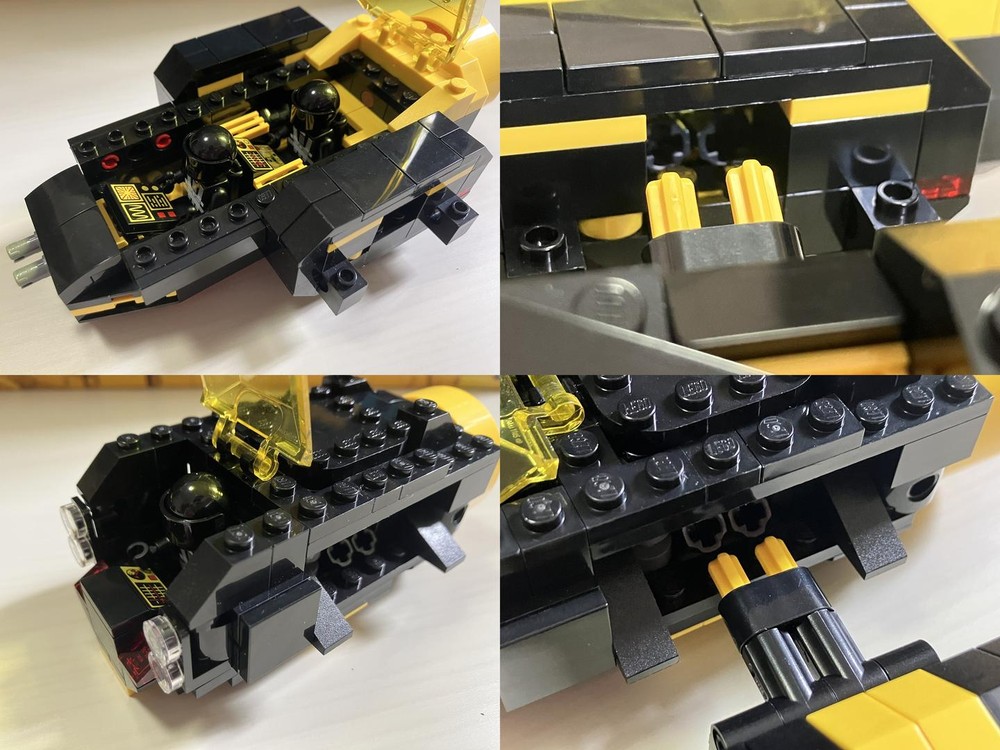LEGO MOC Blacktron custom speeders by Corydoras | Rebrickable - Build ...