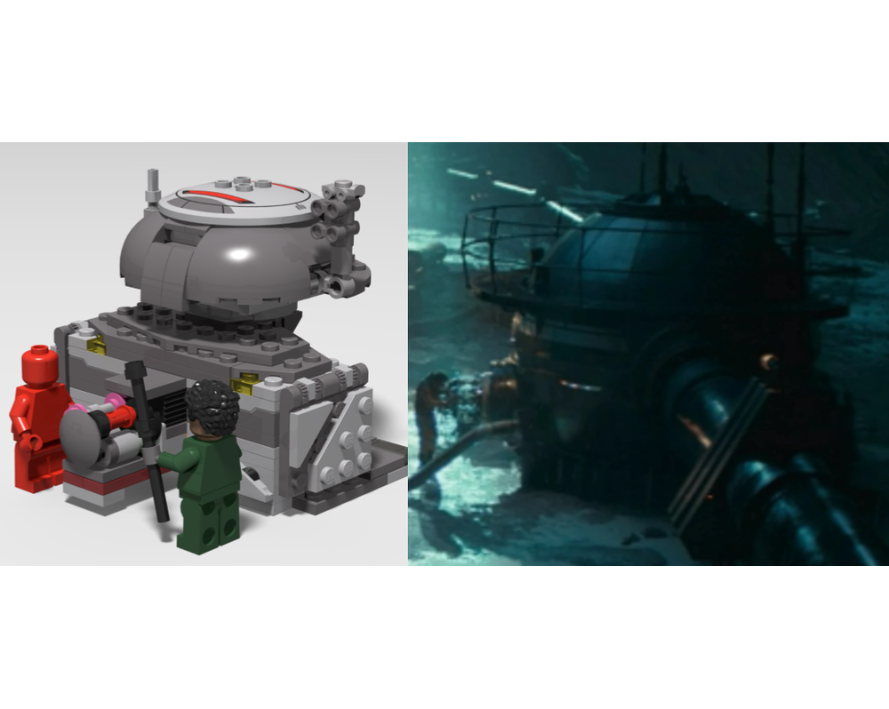 LEGO MOC Saw Gerrera's Rhydo Processor and Partisan Front Base by ...