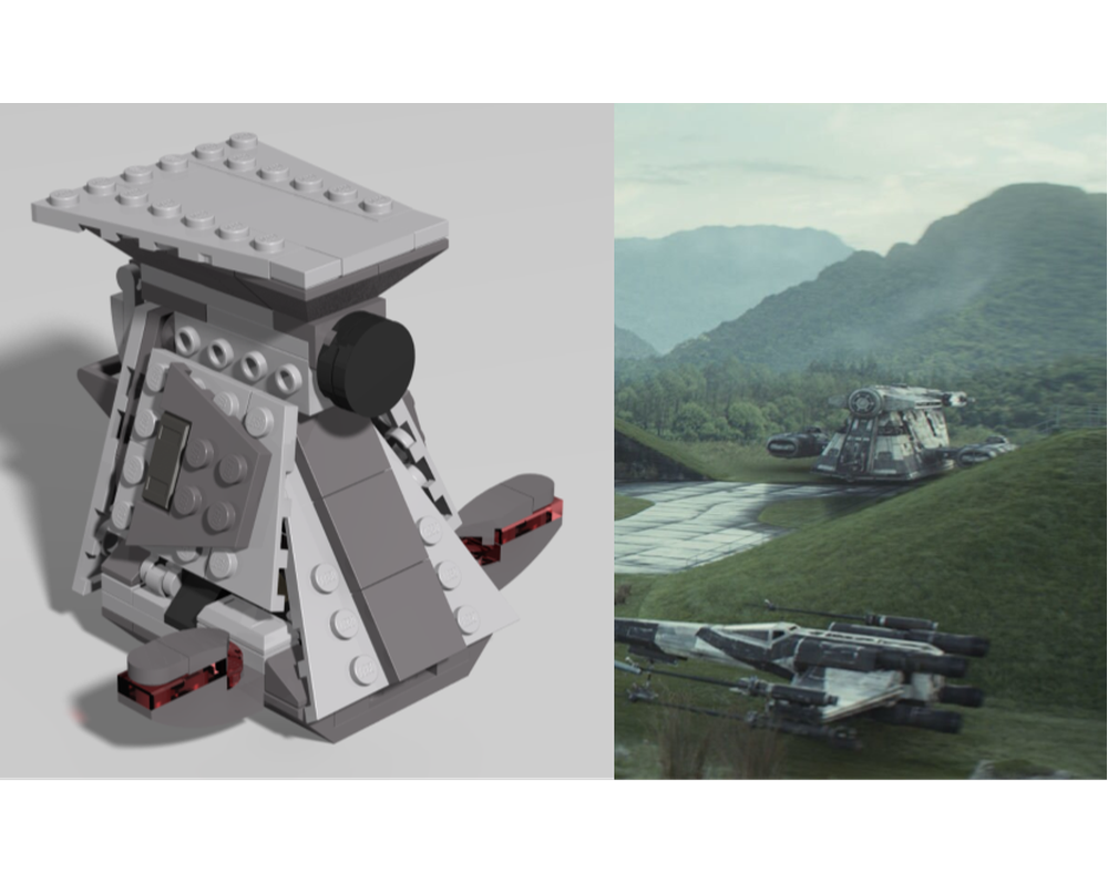 LEGO MOC Saw Gerrera's Rhydo Processor and Partisan Front Base by ...