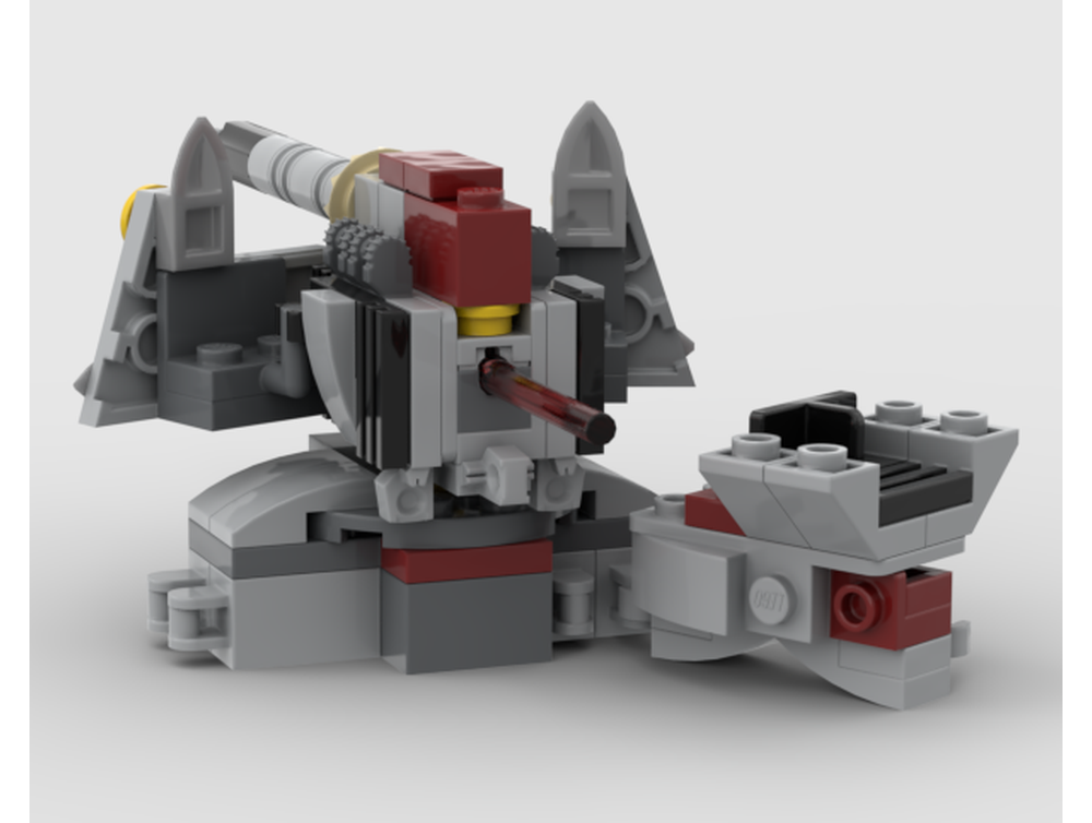 LEGO MOC Armored Artillery Cannon by TheOddGuy | Rebrickable - Build ...