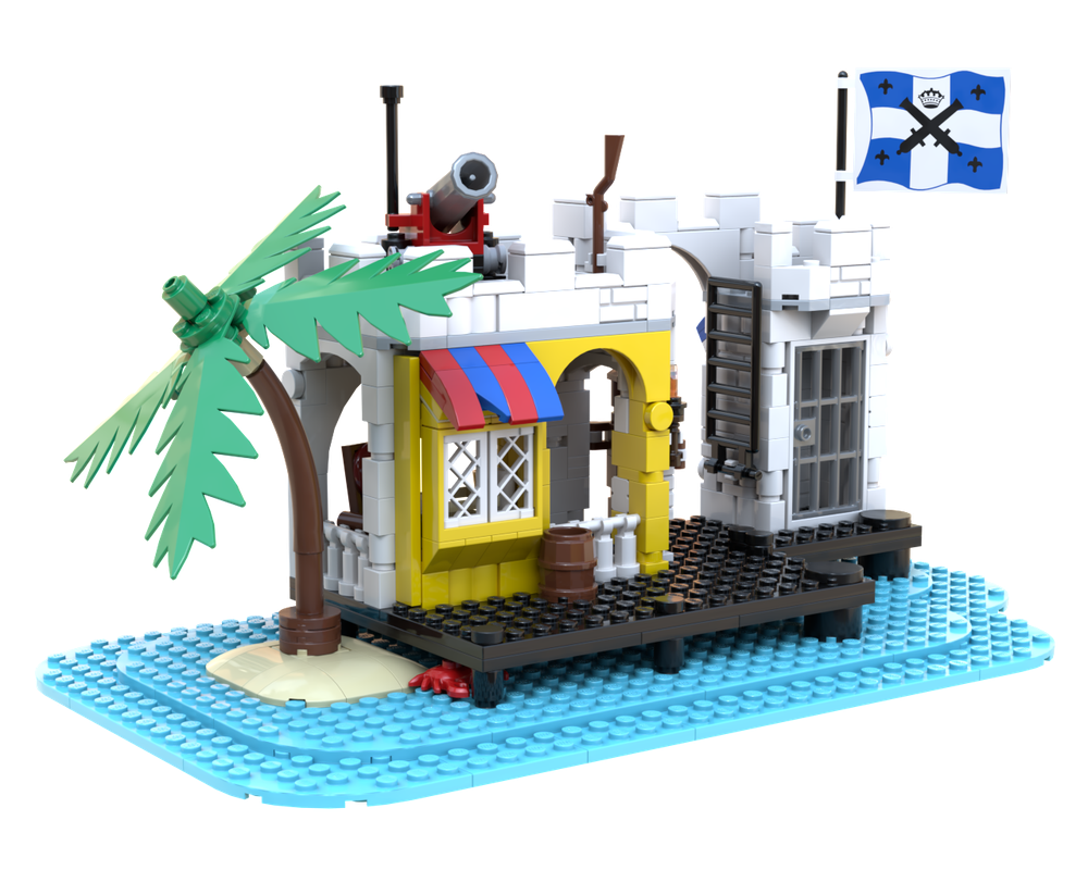 LEGO MOC Pirates: Lagoon Lockup - Remake by CLUN_k | Rebrickable ...