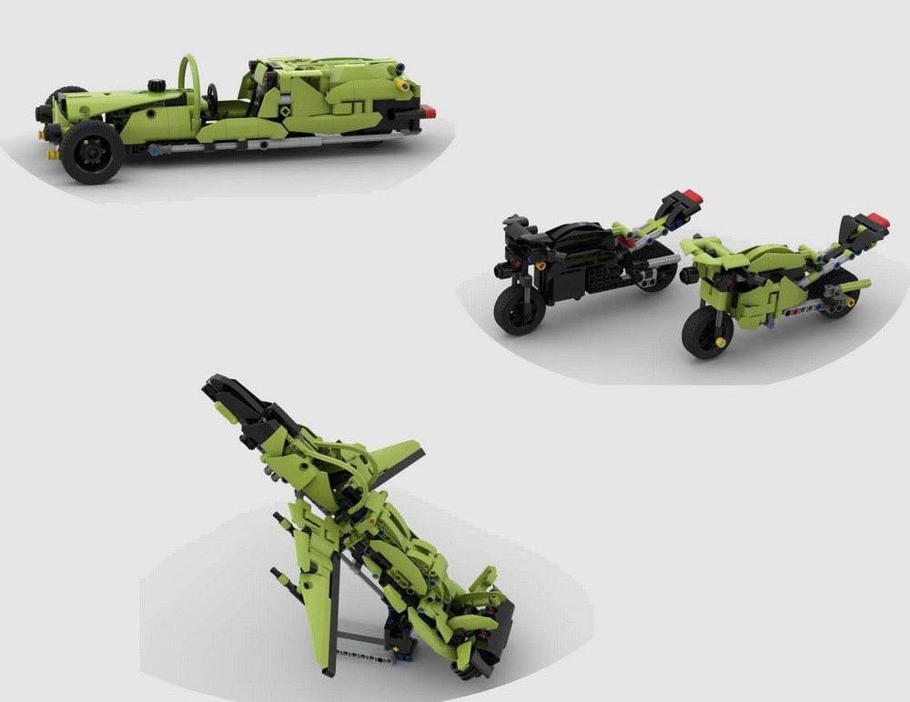 LEGO MOC 3in1 42161 Alternative by ErikGS | Rebrickable - Build with LEGO