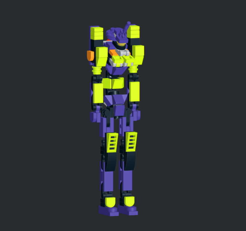 LEGO MOC EVA 01 small ver by StartSpider 2425 | Rebrickable - Build ...