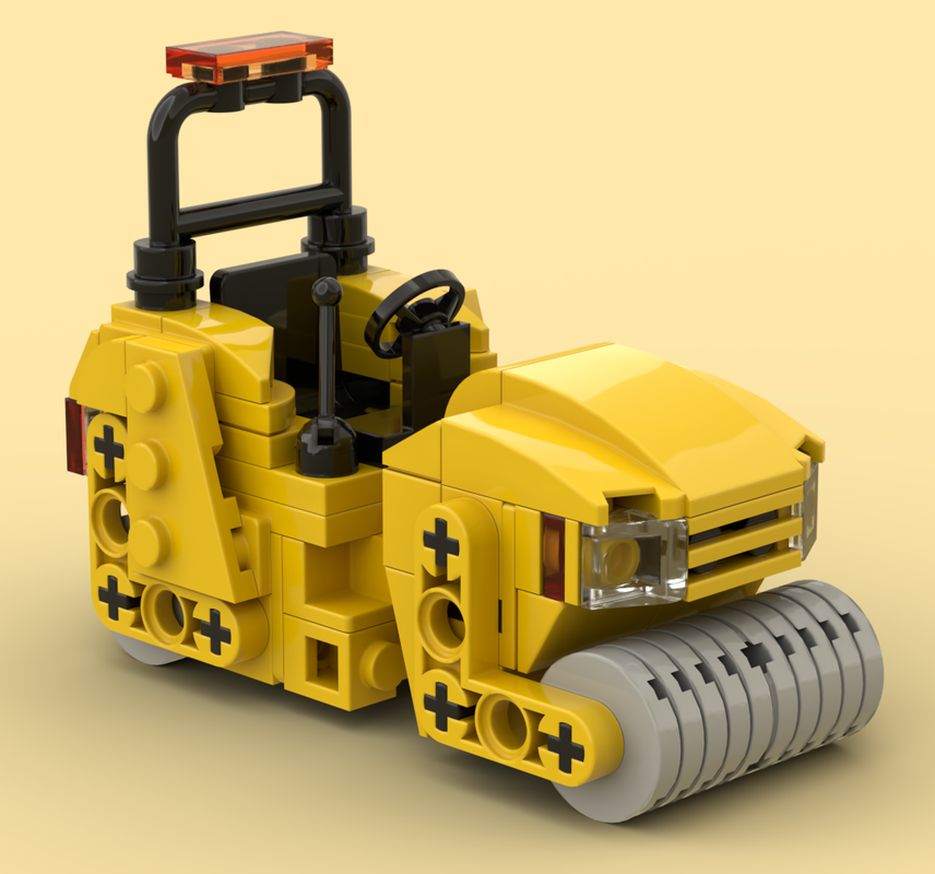 LEGO MOC Small Construction Roller by Wacky | Rebrickable - Build with LEGO
