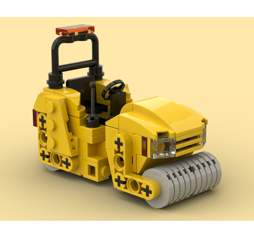 LEGO MOC Small Construction Roller by Wacky | Rebrickable - Build with LEGO