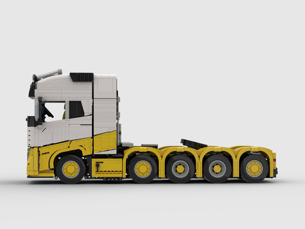 LEGO MOC Volvo FH16 10X4 tractor(truck) by LingKong | Rebrickable - Build with LEGO