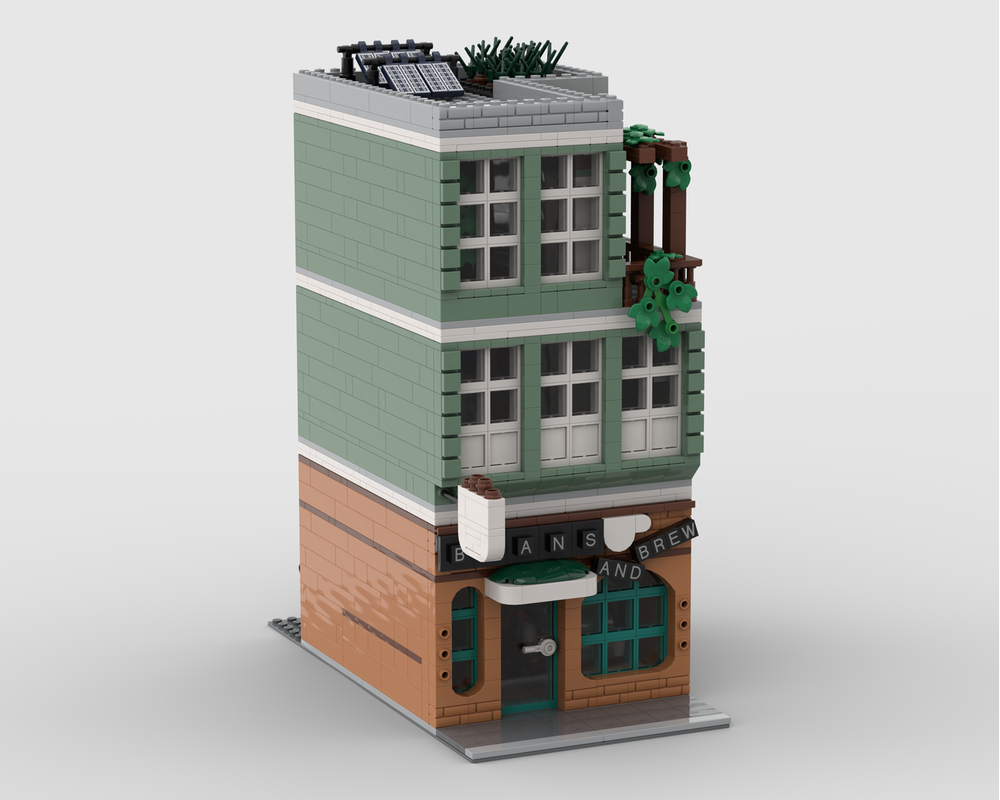 LEGO MOC Beans & Brew - Coffee Shop & Apartment Modular by ...