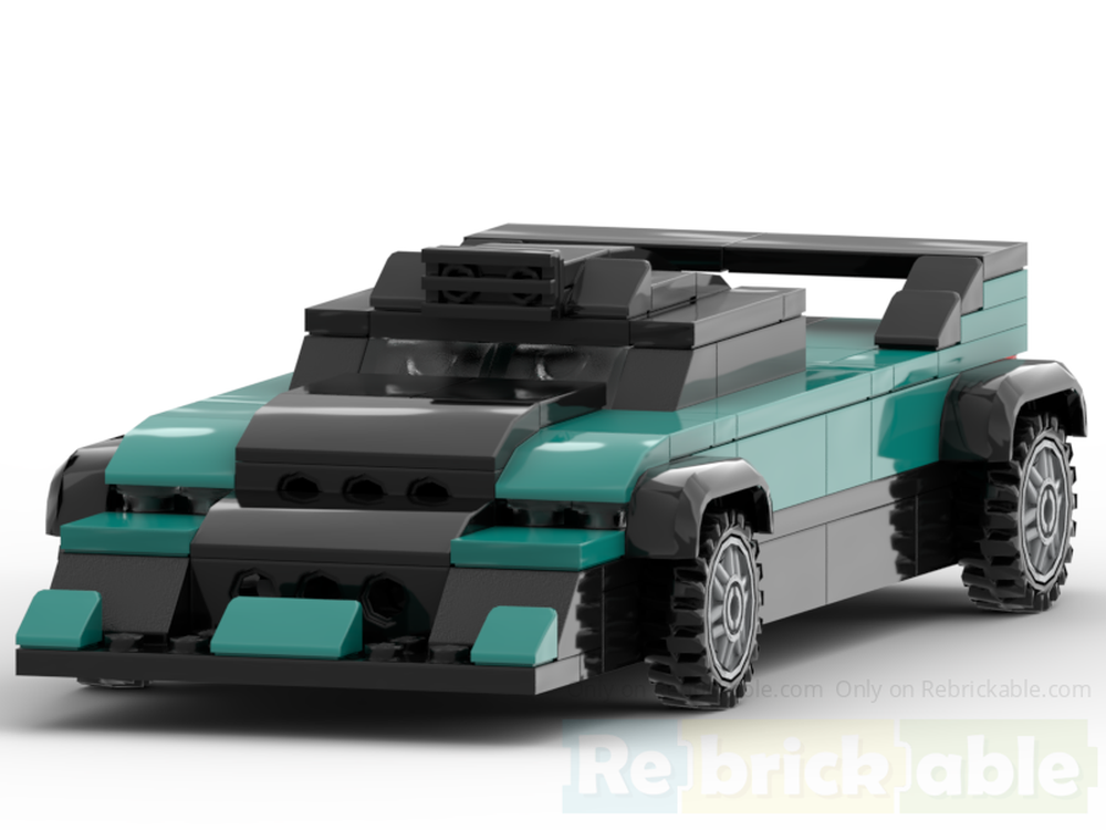LEGO MOC Race car 1 custom by Creative B | Rebrickable - Build with LEGO
