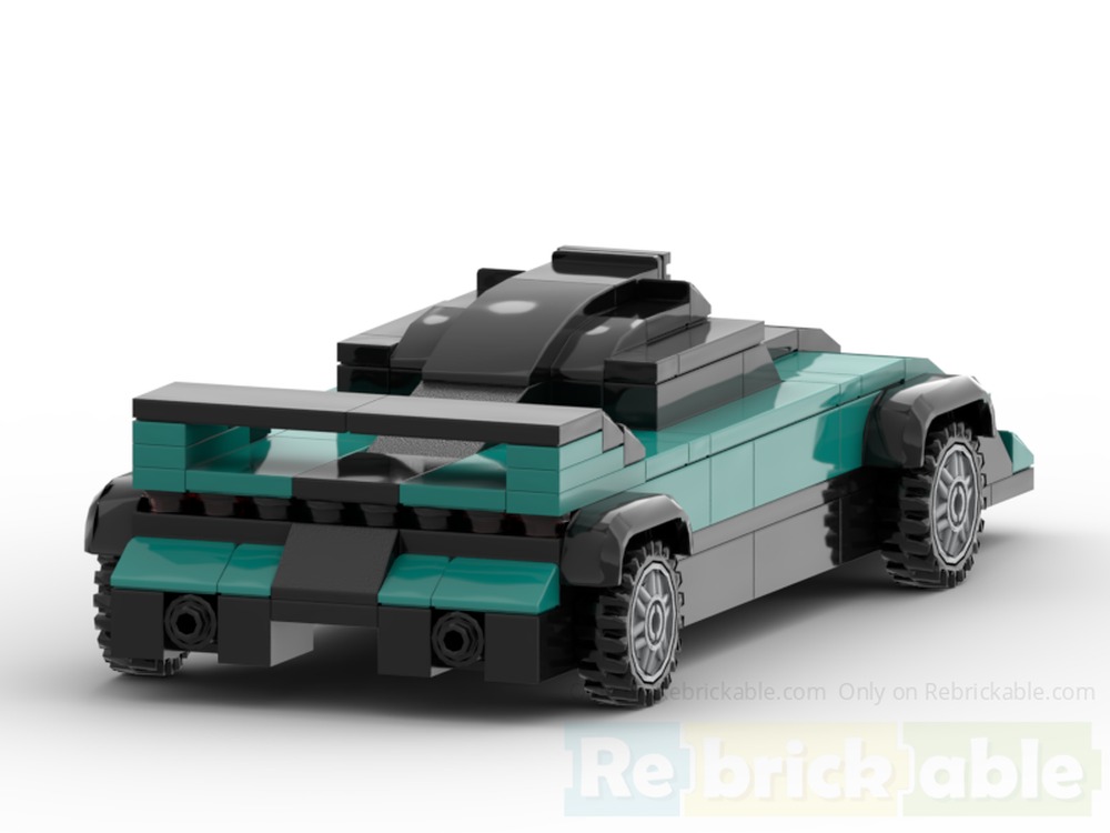 LEGO MOC Race car 1 custom by Creative B | Rebrickable - Build with LEGO