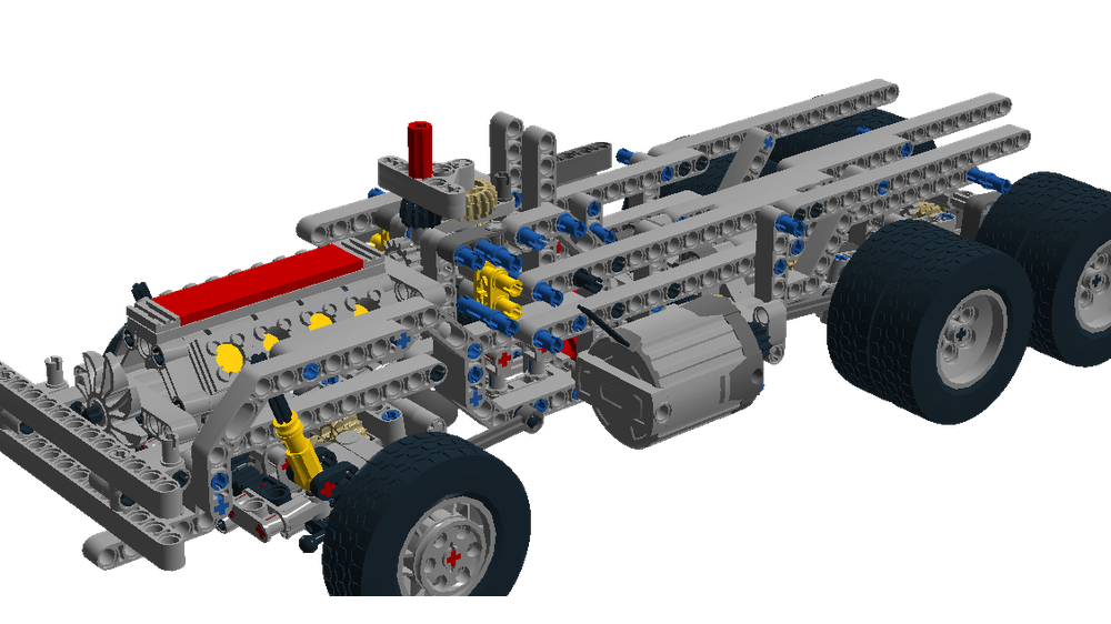 LEGO MOC 6x6 Offroad Modular Truck by D3K | Rebrickable - Build with LEGO