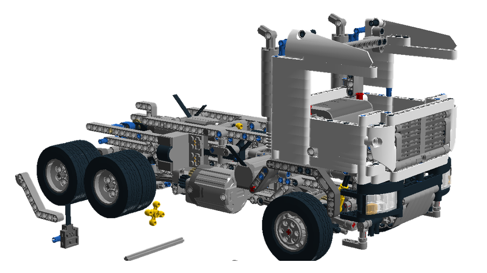 LEGO MOC 6x6 Offroad Modular Truck by D3K | Rebrickable - Build with LEGO