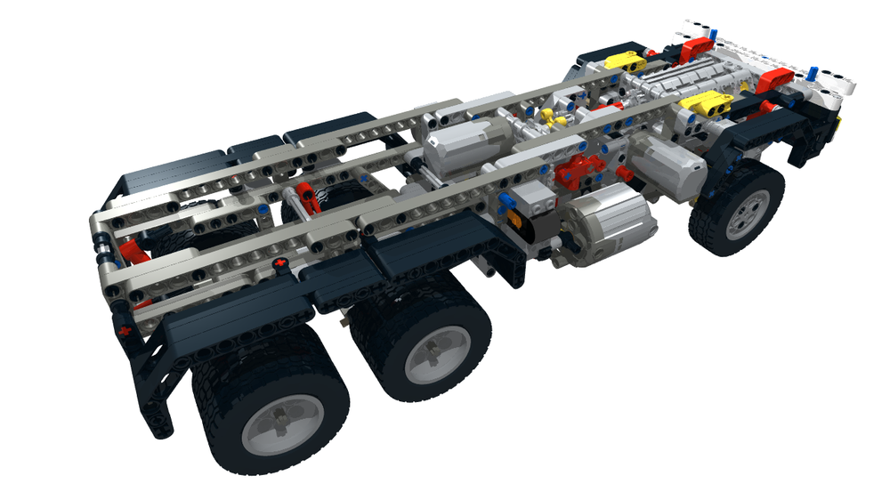 LEGO MOC 6x6 Offroad Modular Truck by D3K | Rebrickable - Build with LEGO