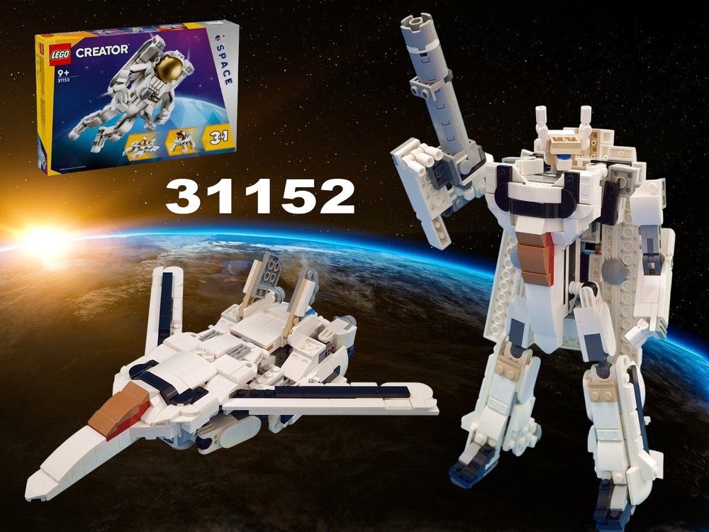 LEGO MOC VF-1 Valkyrie (Macross) / Jetfire (g1 Transformers) using lego ...