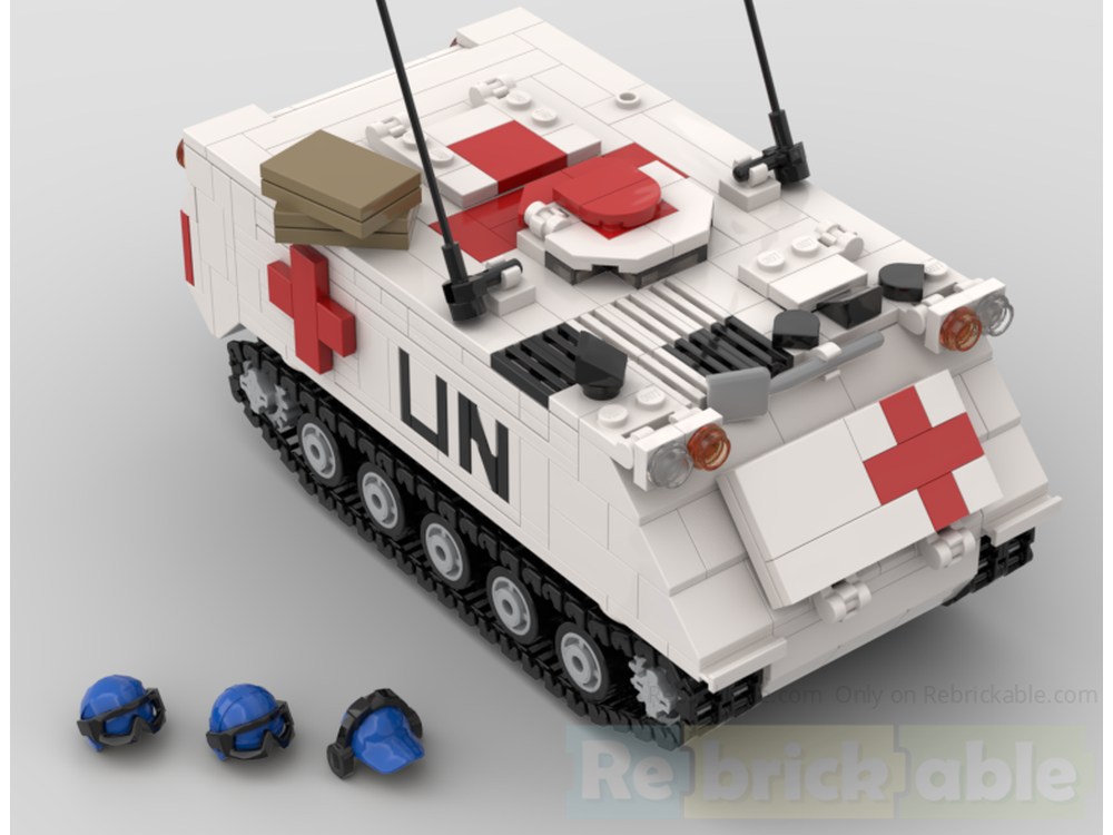 LEGO MOC United Nations M113 Pack by HMMWVmocs | Rebrickable - Build ...