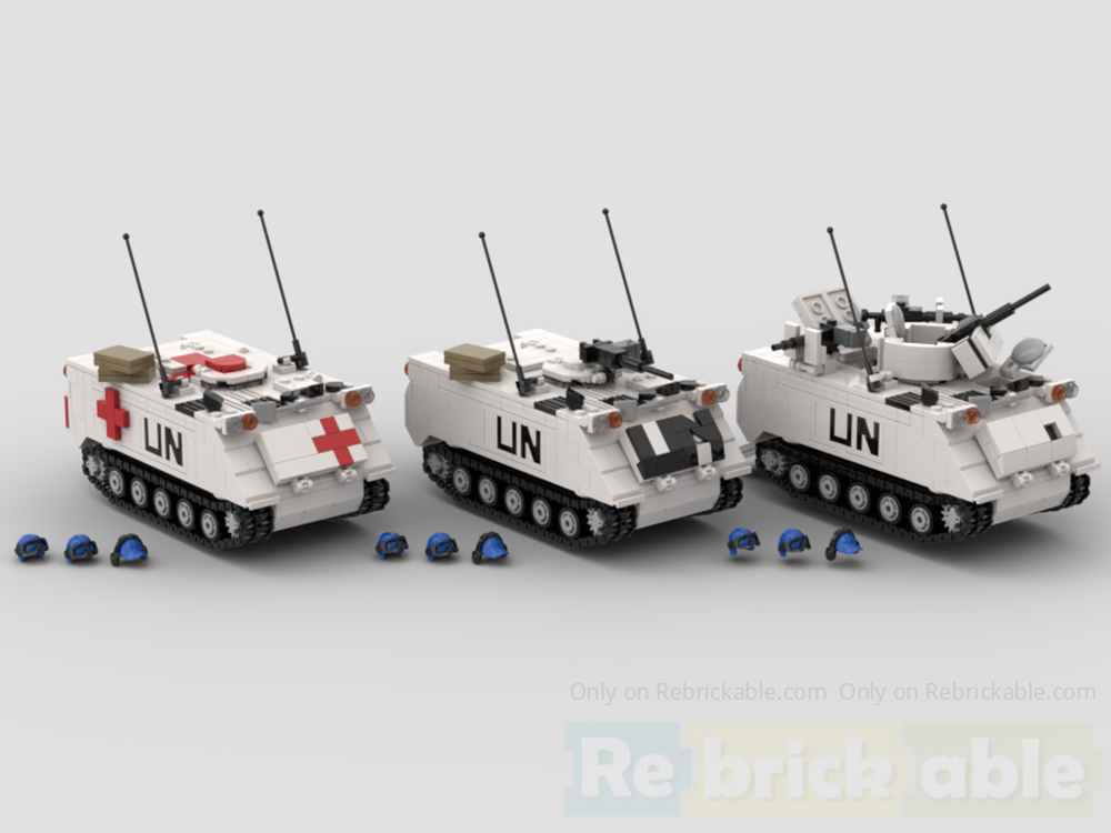 LEGO MOC United Nations M113 Pack by HMMWVmocs | Rebrickable - Build ...