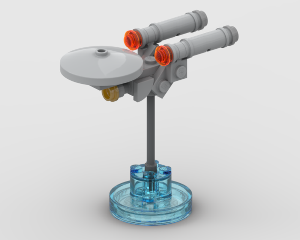 LEGO MOC Micro USS Enterprise NCC-1701 by Psquaw | Rebrickable - Build ...