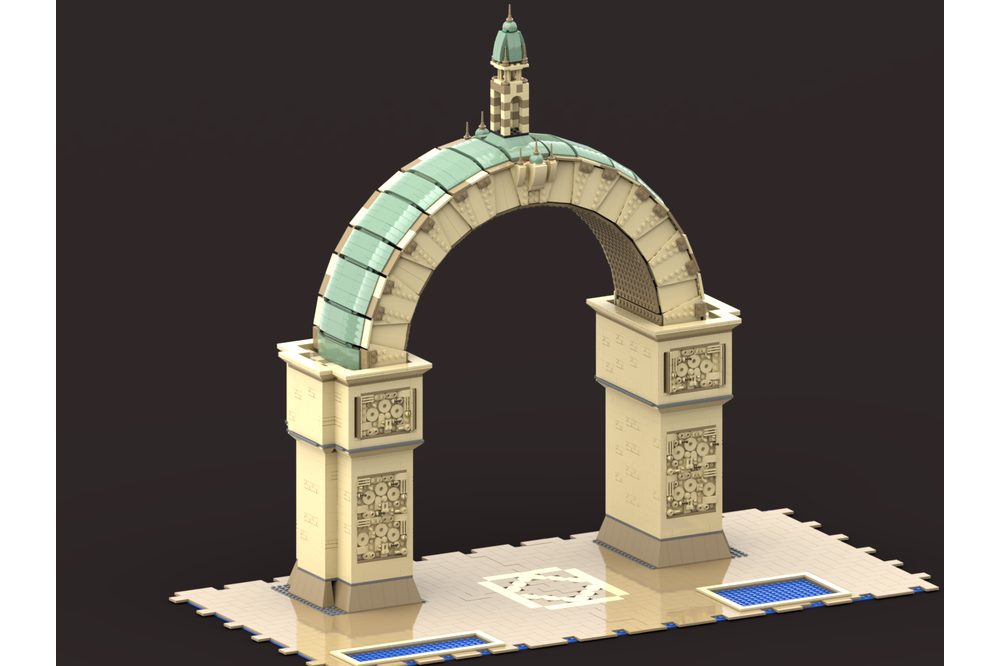 LEGO MOC Large Arch - Theed style by Dor0thy6 | Rebrickable - Build ...