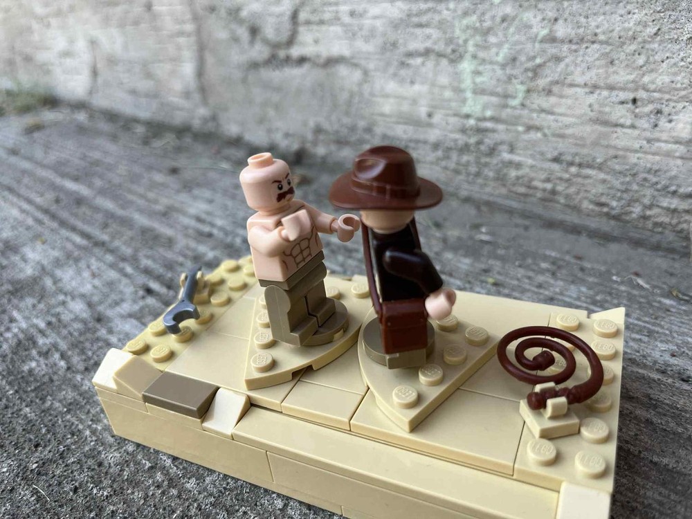 LEGO MOC Indiana Jones Flying Wing Fist Fight Mechanism by ...