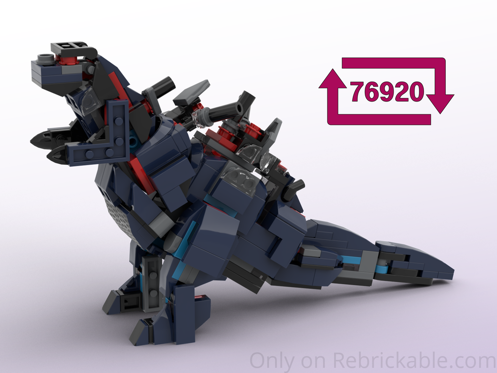 LEGO MOC 76920 Godzilla by OzBrick | Rebrickable - Build with LEGO