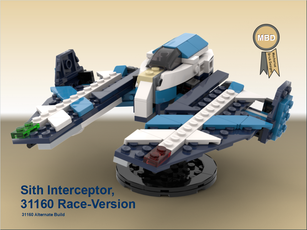LEGO MOC Sith Interceptor, 31160 Race Version, 31160 Alternate Build by ...