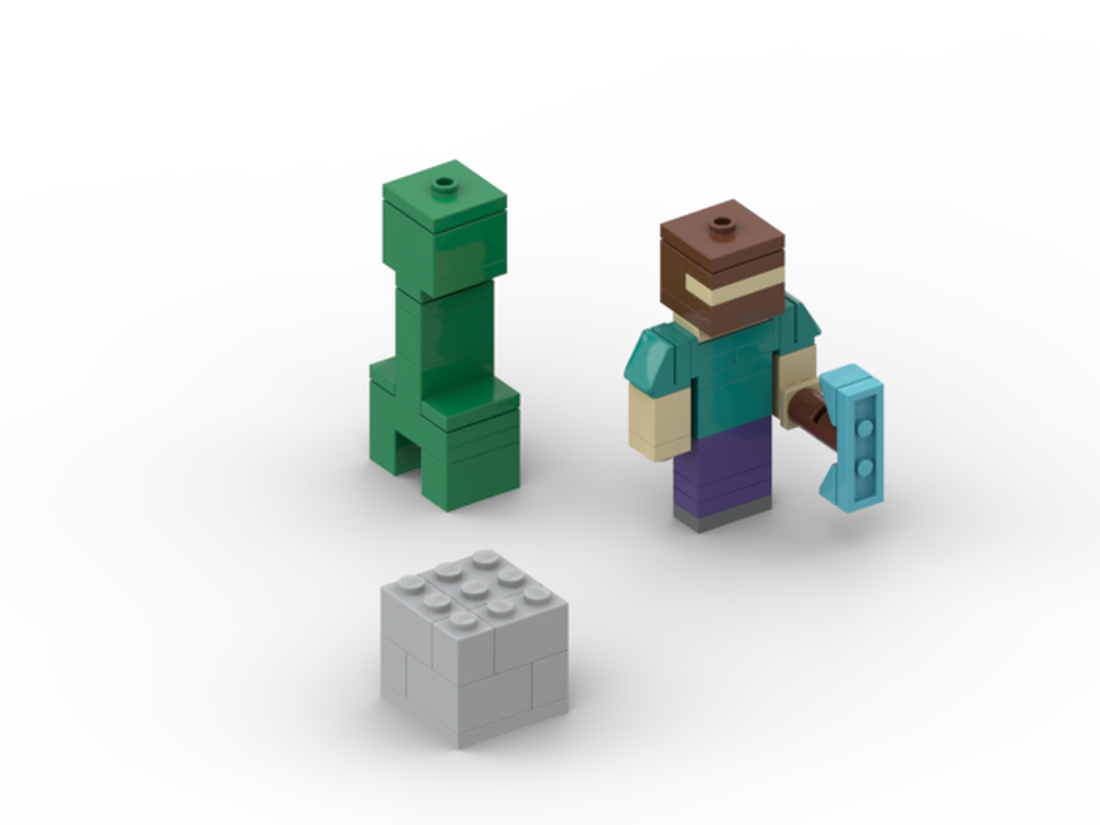 LEGO MOC lego mine craft Steve pack by PikachuPrime36 | Rebrickable ...