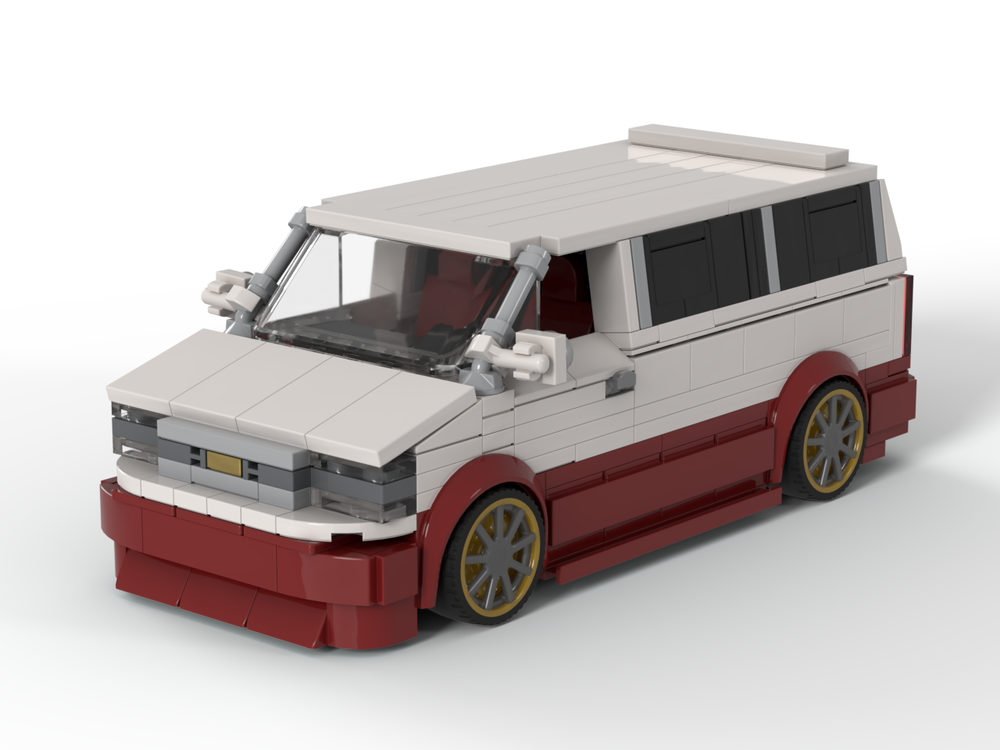LEGO MOC Chevy Astro Van 8wide MOD by Linse | Rebrickable - Build with LEGO