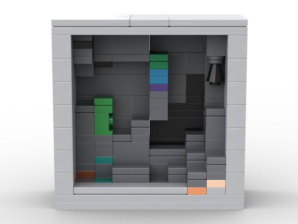 LEGO MOC Picture Frame - The Cave by aure bricks | Rebrickable - Build ...