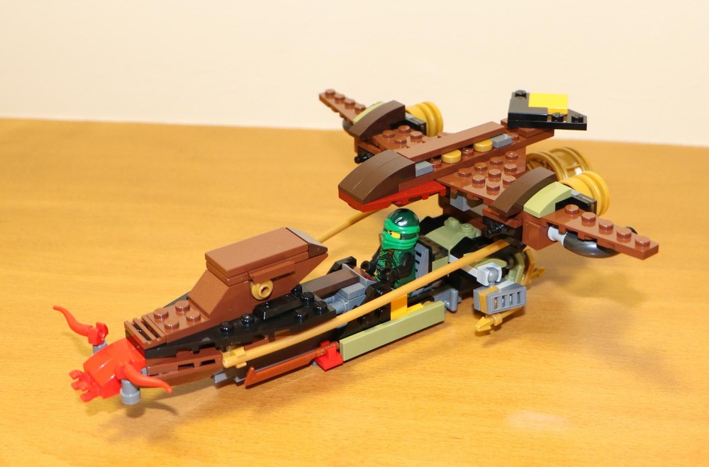 LEGO MOC 70623 Dragon Aircraft by BriXperiMent | Rebrickable - Build ...