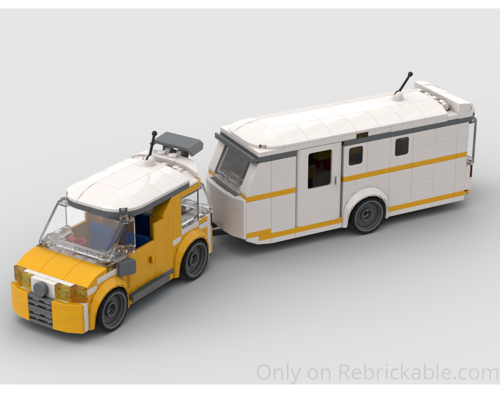 LEGO MOC-226809 Caravan trailer by Schlubberruck | Rebrickable - Build ...