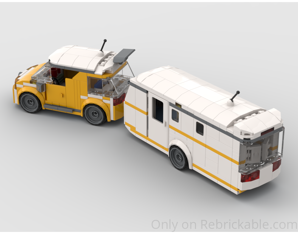 LEGO MOC-226809 Caravan trailer by Schlubberruck | Rebrickable - Build ...