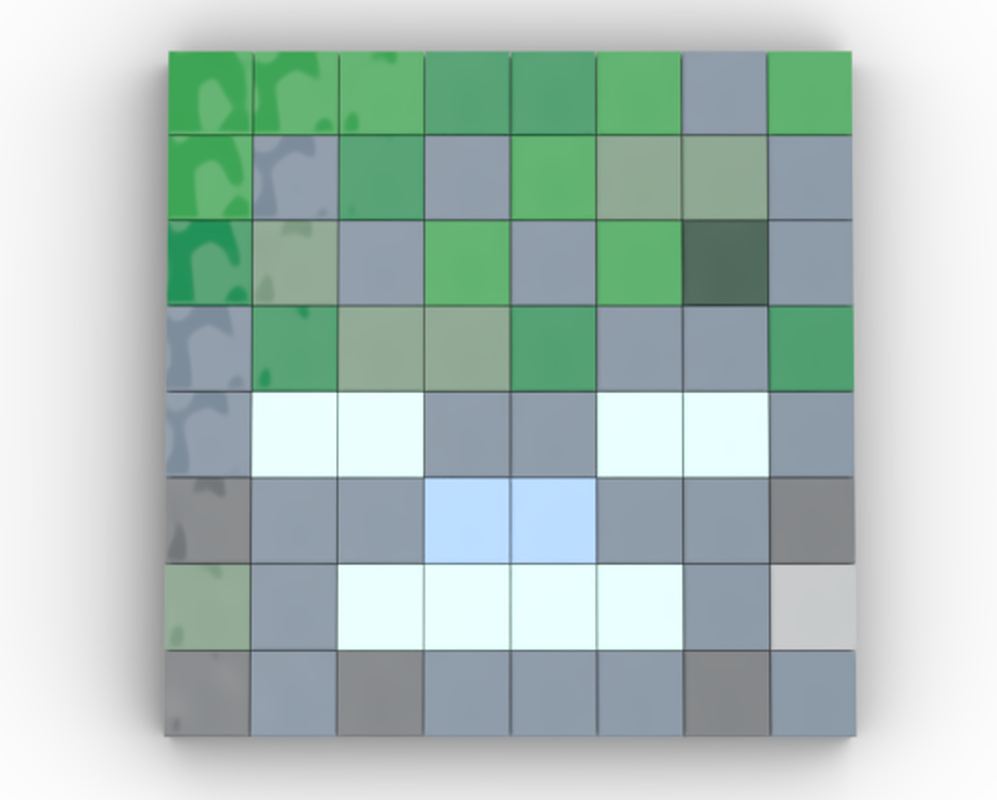 LEGO MOC Drowned Face by wesleyjjohnson2003 | Rebrickable - Build with LEGO