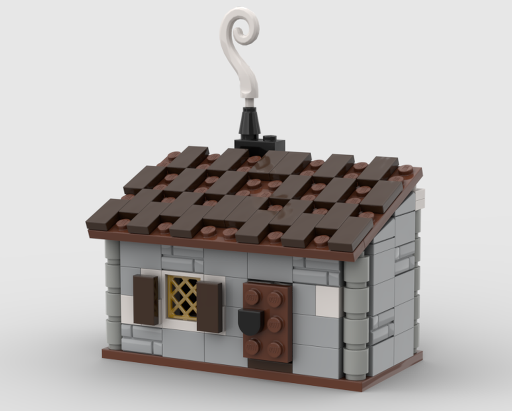 LEGO MOC Medieval city house (Pick-a-Brick parts only,