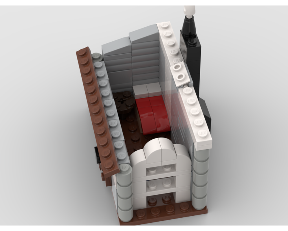 LEGO MOC Medieval city house (Pick-a-Brick parts only,