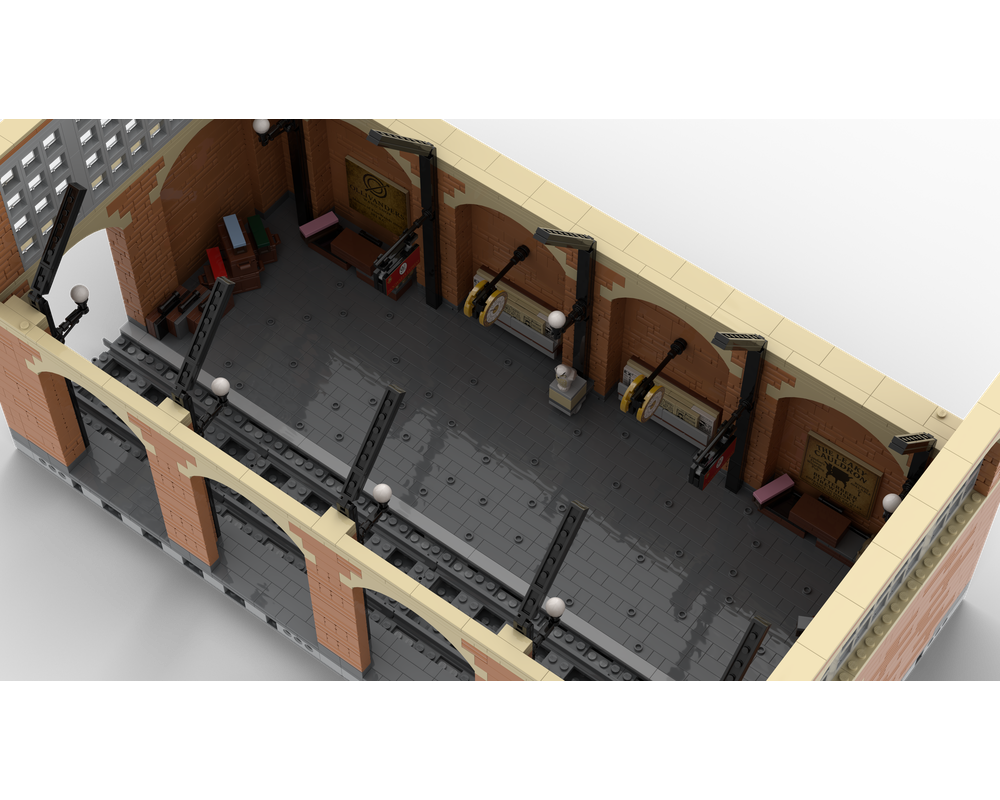 LEGO MOC Kings Cross Station - Platform 9 3/4 by brickrhodes ...