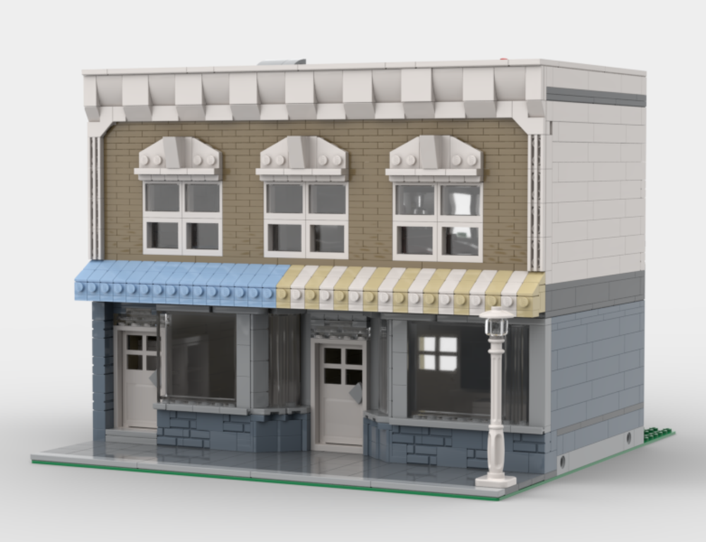 LEGO MOC Small Town Store by ChrisBricks02 | Rebrickable - Build with LEGO
