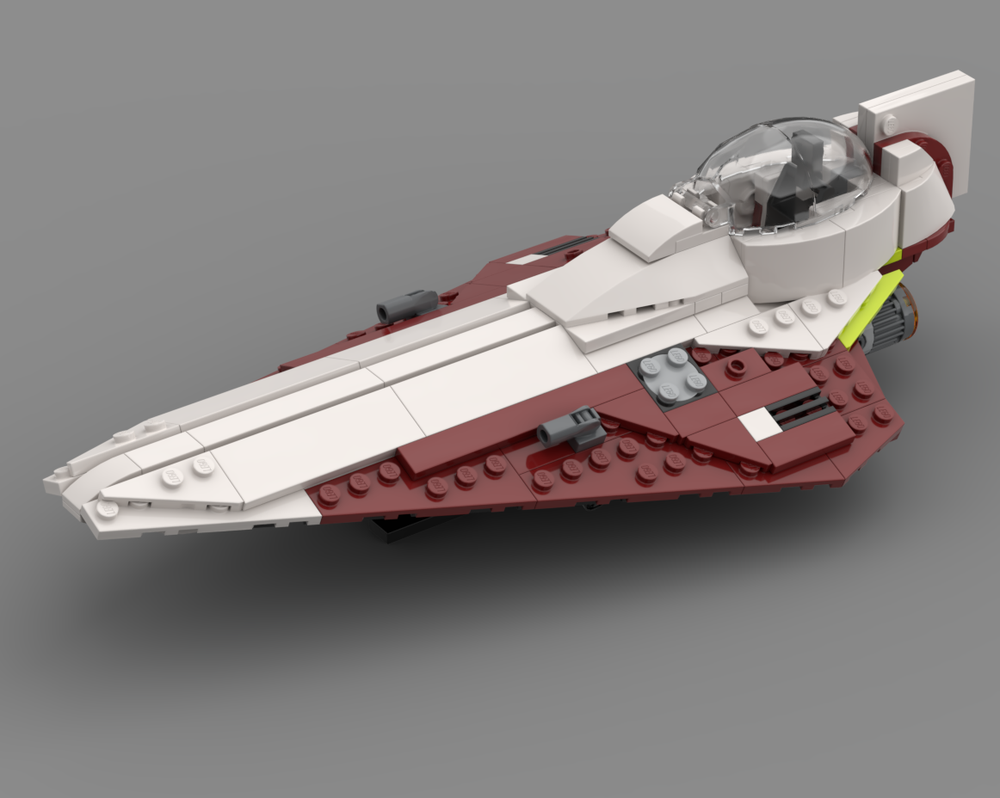 LEGO MOC Delta-7 Starfighter | 75333 MOD by Gutterbricks | Rebrickable ...