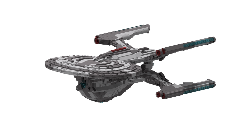 LEGO MOC Scott-Class Engineering Starship, Smooth Edition by LegendAJ ...
