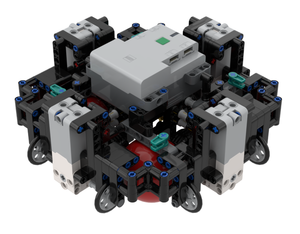 LEGO MOC 4 balls omni directional vehicle by jemunoz0 | Rebrickable ...