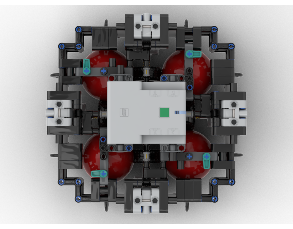 LEGO MOC 4 balls omni directional vehicle by jemunoz0 | Rebrickable ...