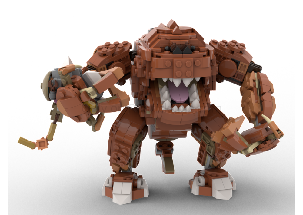 LEGO MOC 31150+31154 Rancor by zengogobrick | Rebrickable - Build with LEGO
