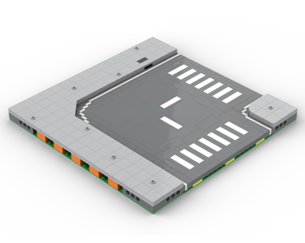 LEGO MOC MILS Road - Curve by Brickland Hills | Rebrickable - Build ...