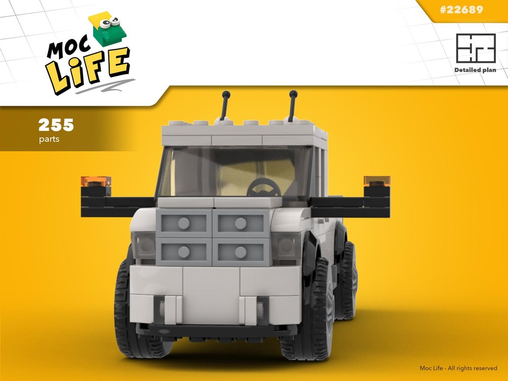 Lego Moc Ram 1500 Megacab By Moclife Rebrickable Build With Lego