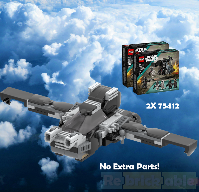 LEGO MOC 2X 75412 Recon jet by LucSoleBricks | Rebrickable - Build with ...